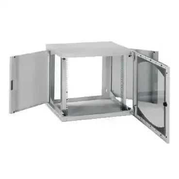 Actassi 19'' Rack med Glasdør, 600 x 600 x 646 mm, 12HE, Vægmonteret ...